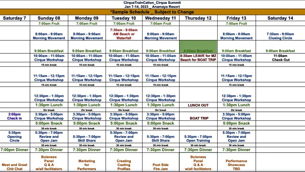 CirqueTrainCation | Tammy FireFly